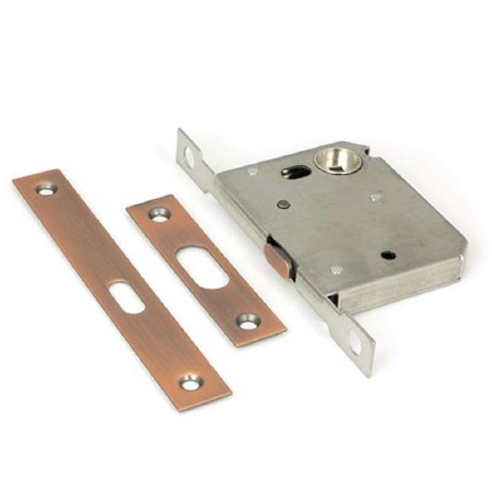 From The Anvil Sliding Door Lock Polished Bronze - Broughtons Lighting ...