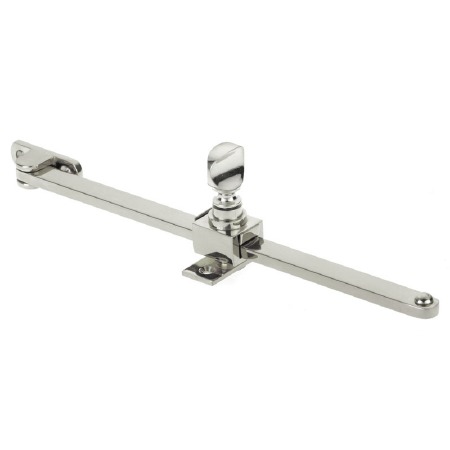 Casement Sliding Stay with Gas Tap 10" Polished Nickel - Broughtons ...
