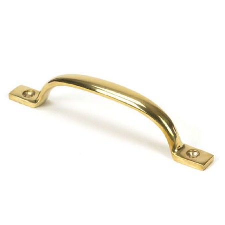 From The Anvil Slim Sash Pull Polished Brass - Broughtons Lighting ...
