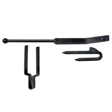Field Gate Spring Fastener Set Double Leg Black Steel - Broughtons ...