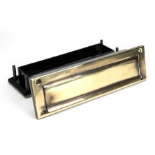 From The Anvil Traditional Letterbox Aged Brass - Broughtons Lighting ...