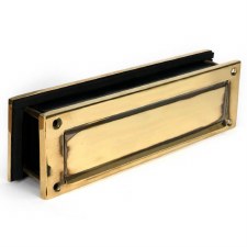 From The Anvil Traditional Letterbox Aged Brass - Broughtons Lighting ...