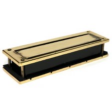 From The Anvil Traditional Letterbox Aged Brass - Broughtons Lighting ...