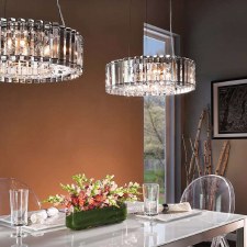 Kichler Crystal Syke 8 Light Pendant Chandelier Polished Chrome ...
