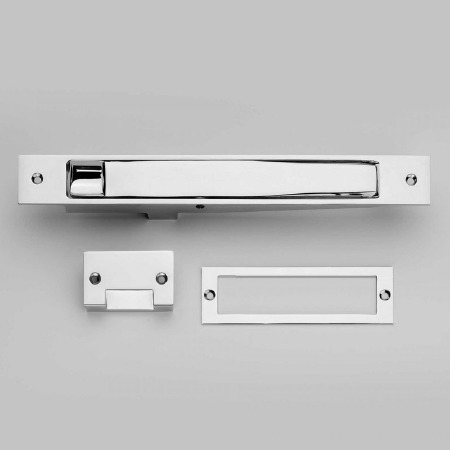 Aston Transom Bolt Polished Chrome - Broughtons Lighting & Ironmongery