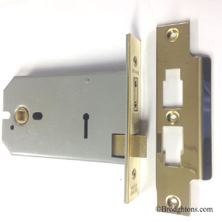Union Horizontal Lock 5" Polished Brass Lacquered - Broughtons Lighting ...