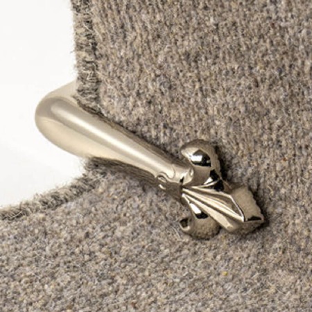Victorian Stair Clips Polished Nickel - Broughtons Lighting & Ironmongery