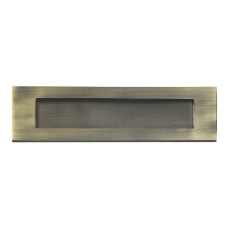 Victorian Letter Plate 254mm Antique Brass - Broughtons Lighting ...