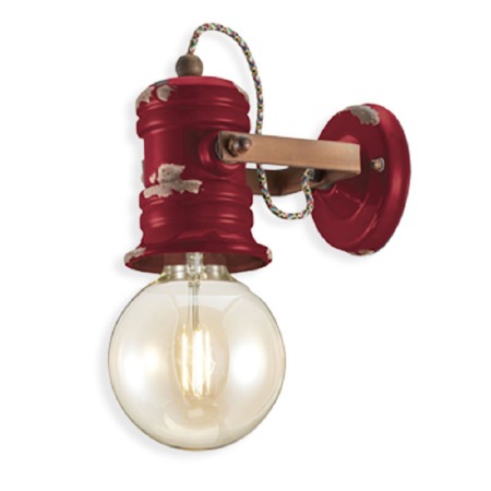 Ferroluce Wall Light C1843 Vintage Bordeaux - Broughtons Lighting ...