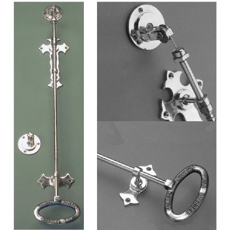 Wilmslow Door Bell Pull Antique Nickel - Broughtons Lighting & Ironmongery