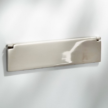 Internal Letter Box Flap Polished Nickel 300mm - Broughtons Lighting ...