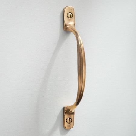 Sash Handle 6" Renovated Brass - Broughtons Lighting & Ironmongery