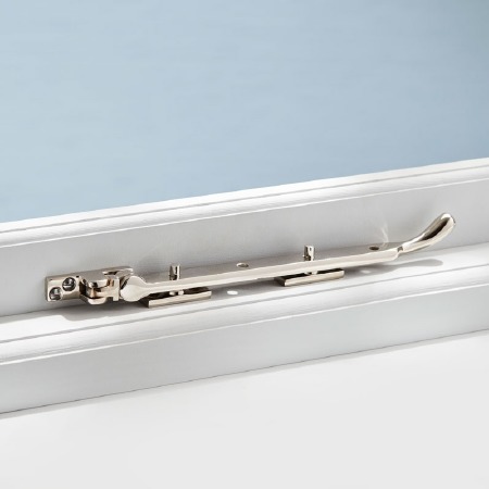 Pear Drop Window Stay Polished Nickel - Broughtons Lighting & Ironmongery