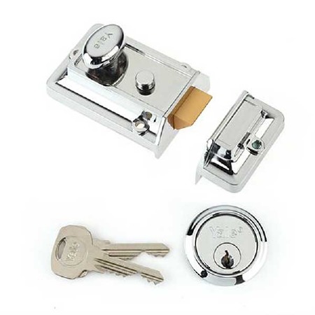 Yale 77 Traditional Rim Lock - Broughtons Lighting & Ironmongery