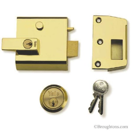 Yale Standard Rim Lock - Broughtons Lighting & Ironmongery