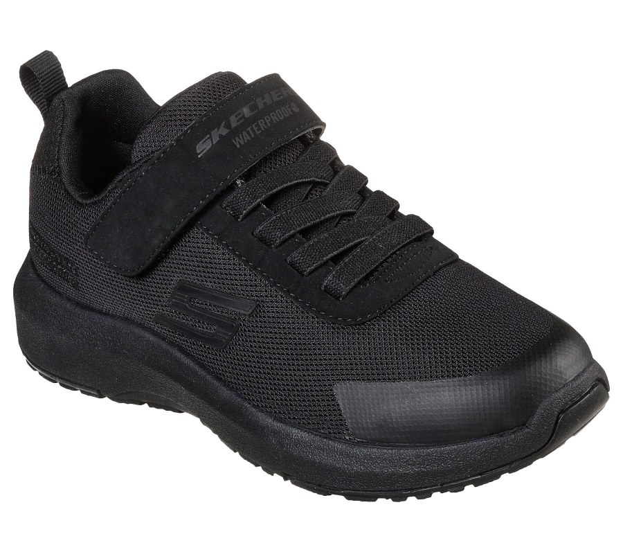 Skechers 'Dynamic Tread - Hydrode' Childrens Trainers (Black Waterproof ...