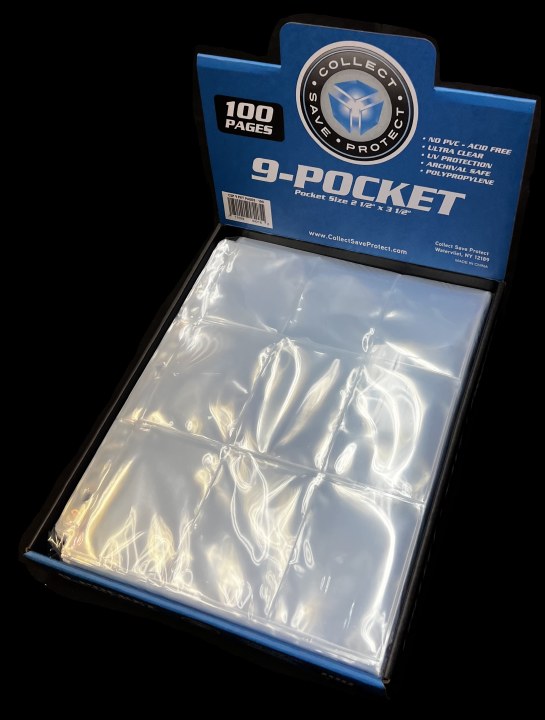 CSP 9 PKT PAGES - 100CT - MATTSBASEBALL.COM