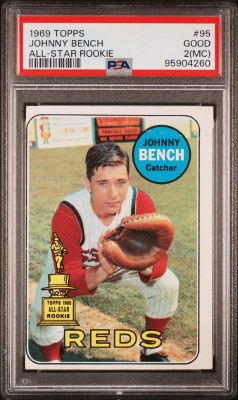 1969 TOPPS 95 BENCH PSA 2 MC - MATTSBASEBALL.COM