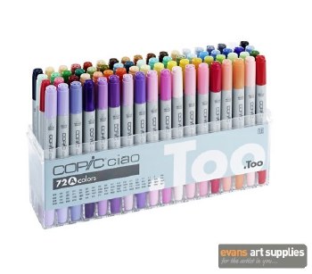 Copic Ciao Set A - 72 Markers - K&M Evans Trading Ltd.