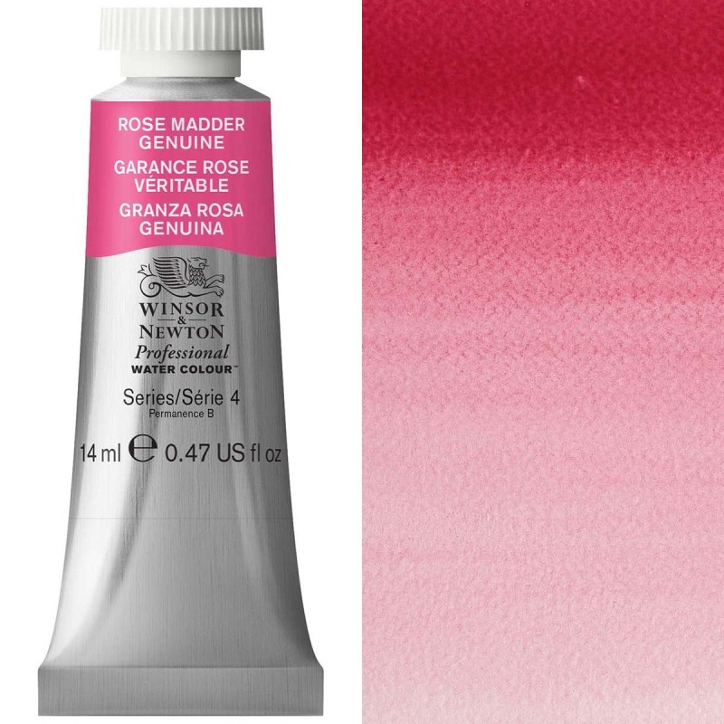W&N Professional Watercolour 14ml Rose Madder Genuine - K&M Evans ...
