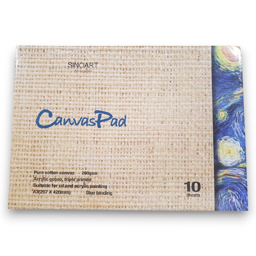 A3 Canvas Pad 280gsm 100% Cotton - K&M Evans Trading Ltd.