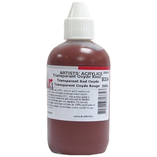 Ara 250ml B334 Transparent Red Oxide - K&M Evans Trading Ltd.