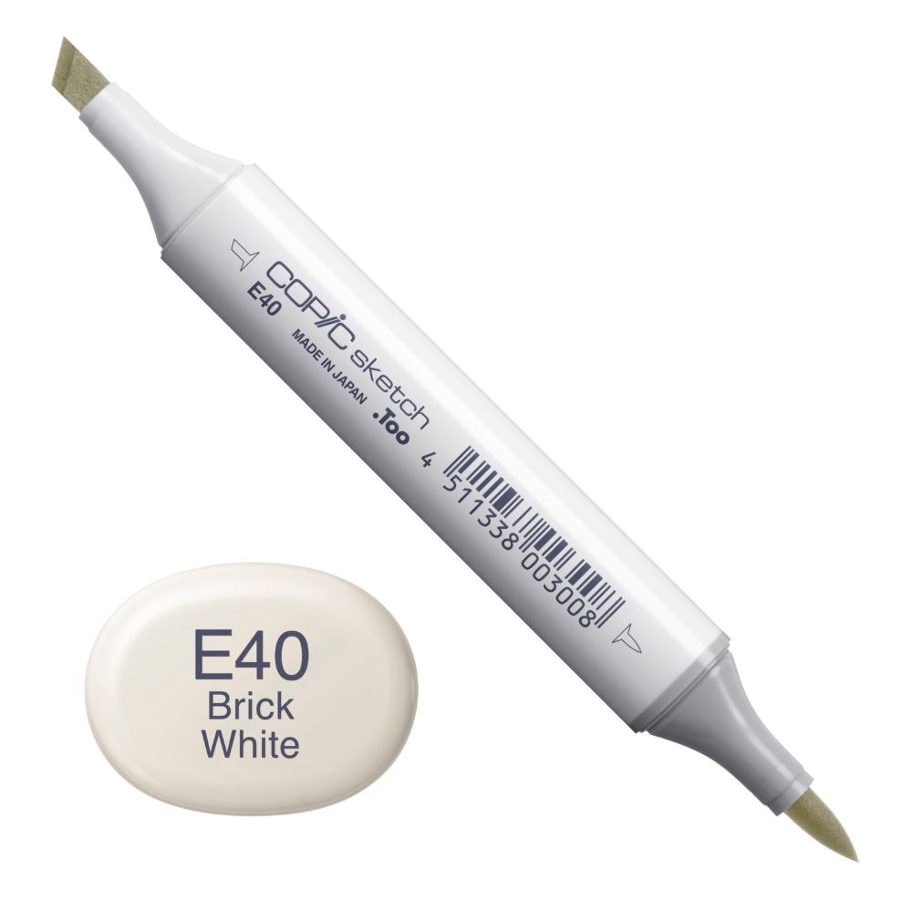 Copic Sketch E40 Brick White - K&M Evans Trading Ltd.