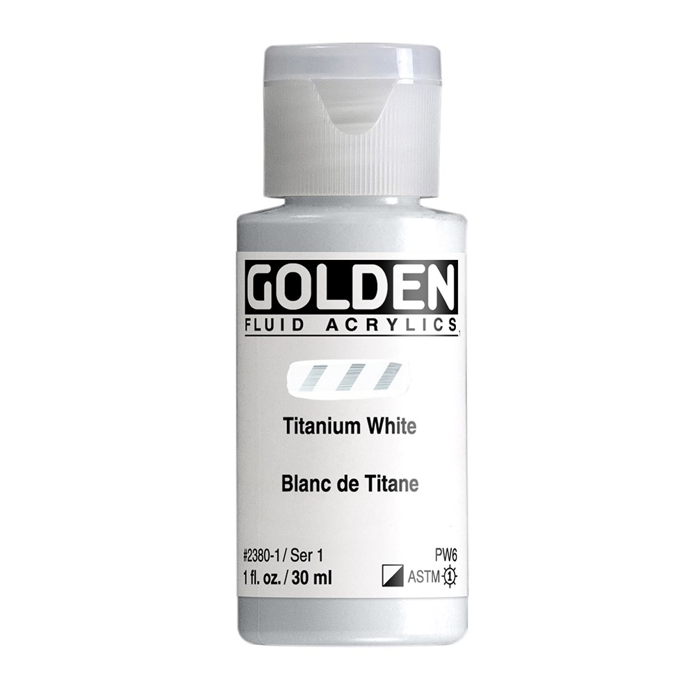 Golden Fluid 30ml Titanium White - K&M Evans Trading Ltd.