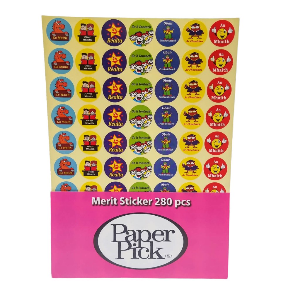 Merit Stickers - Irish - K&M Evans Trading Ltd.