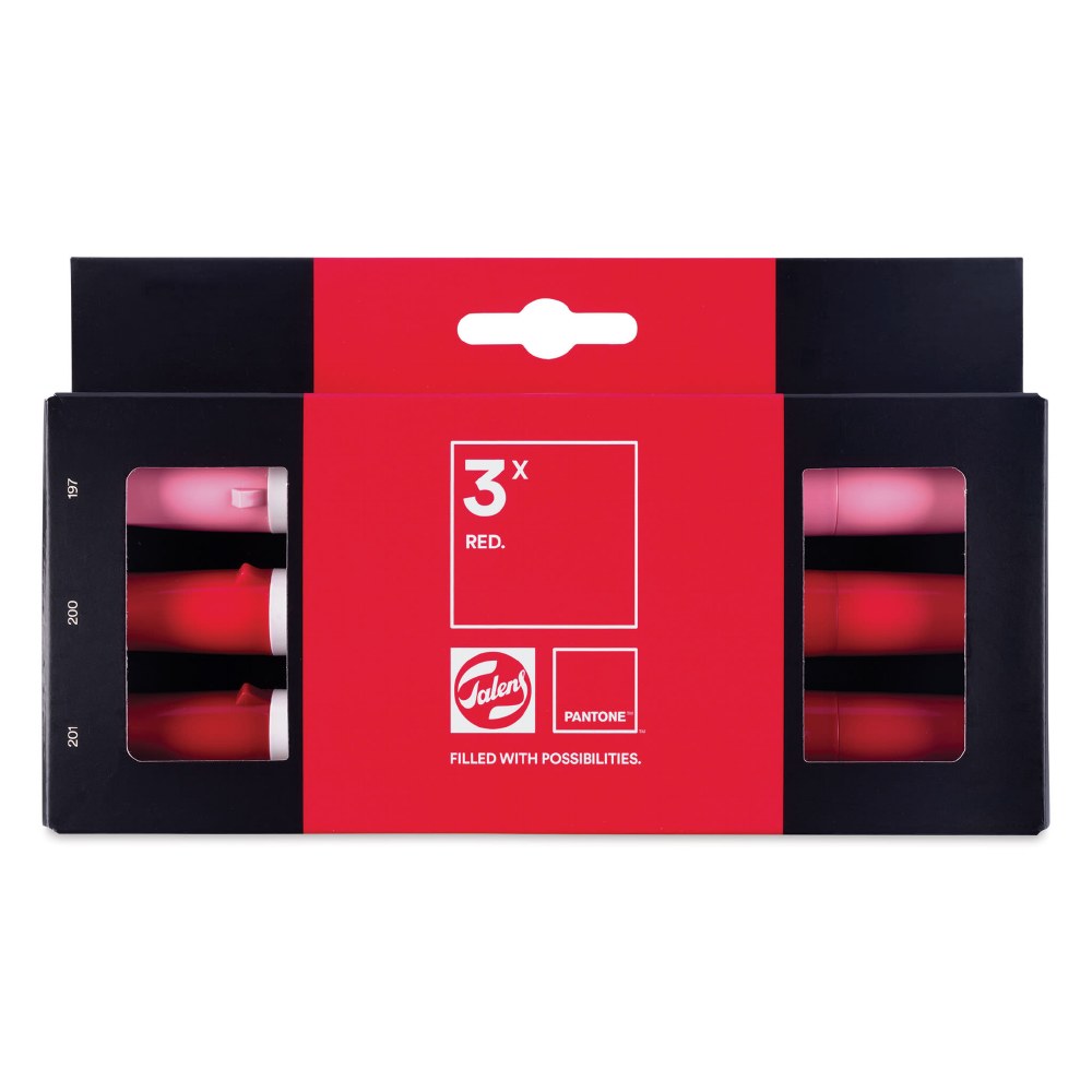 Talens | Pantone marker set 3x Red - *1 week extra lead time* - K&M ...