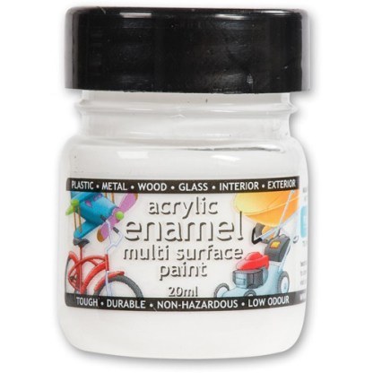 Polyvine 100ml Enamel Paint White - K&M Evans Trading Ltd.