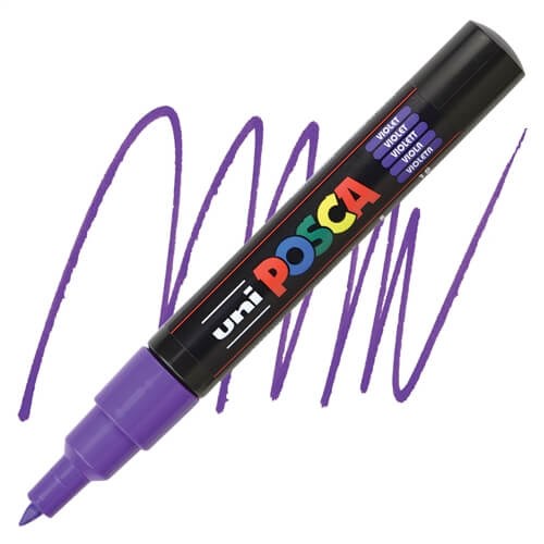 Uni Posca PC-1M - Violet - K&M Evans Trading Ltd.