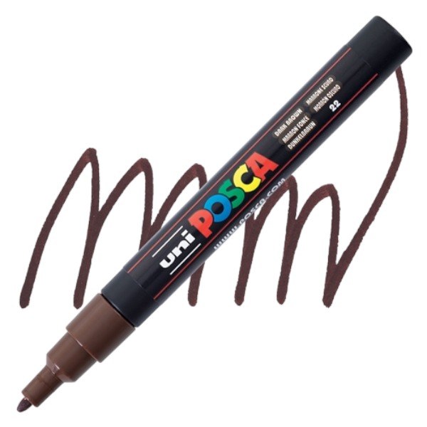 Uni Posca PC-3M - Dark Brown - K&M Evans Trading Ltd.