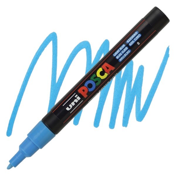 Uni Posca PC-3M - Light Blue - K&M Evans Trading Ltd.