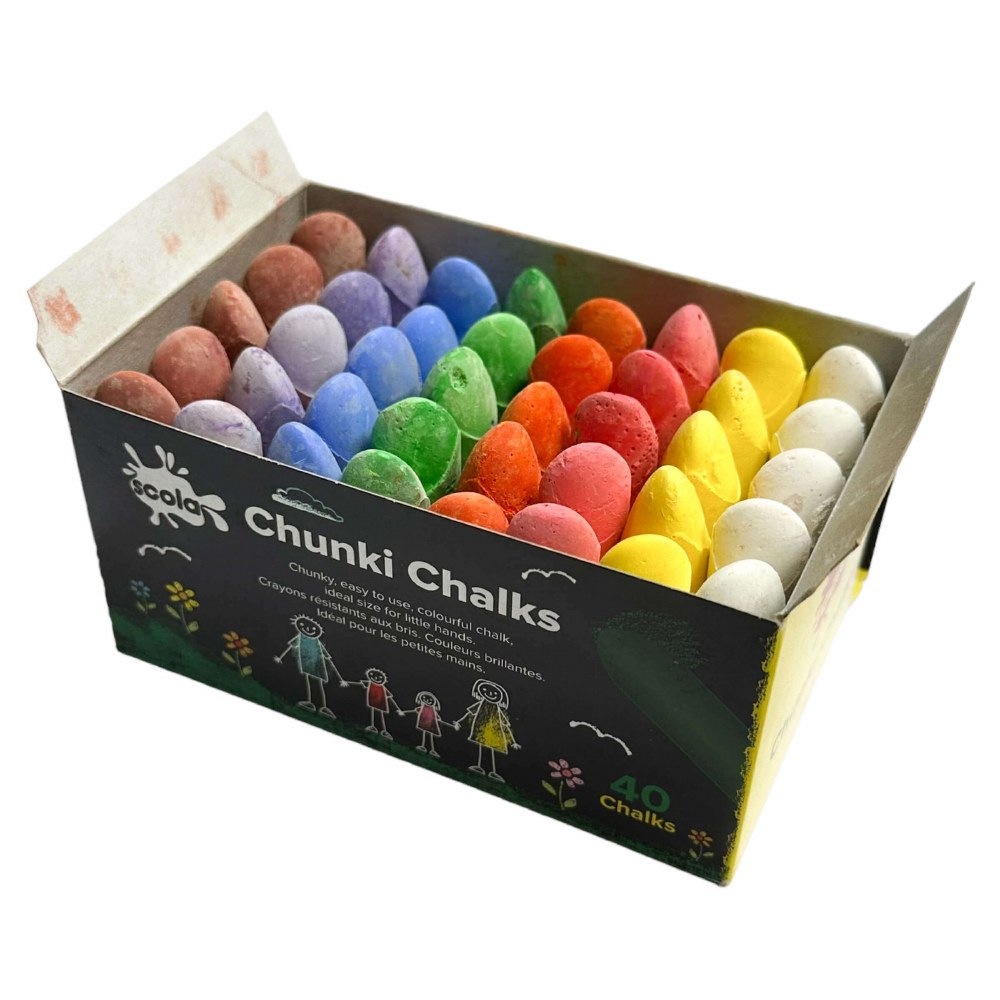 Scola Chunki Chalk Coloured 40s - K&M Evans Trading Ltd.