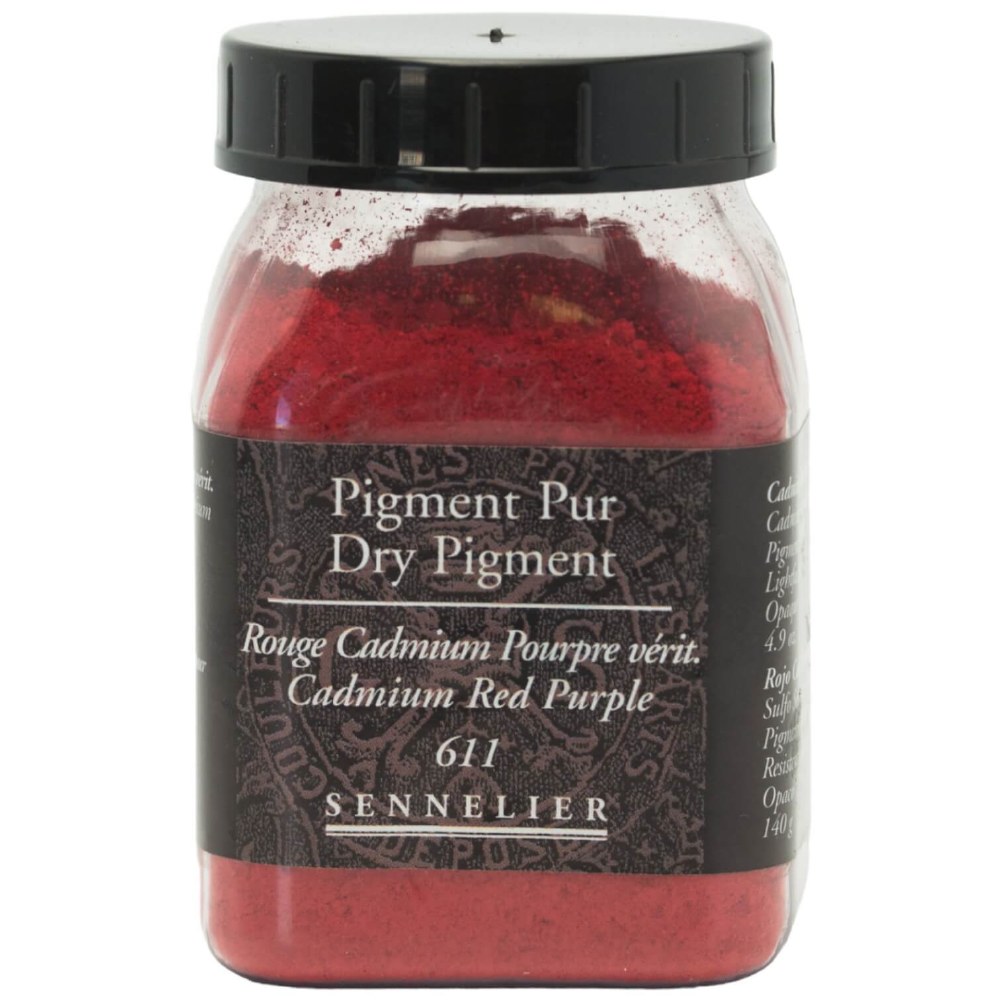 Sennelier Pigment Cadmium Red Purple 140g - K&M Evans Trading Ltd.