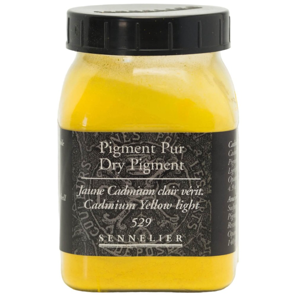 Sennelier Pigment Cadmium Yellow Light 140g - K&M Evans Trading Ltd.