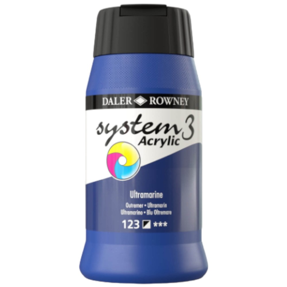 Daler-Rowney System3 500ml Ultramarine - K&M Evans Trading Ltd.