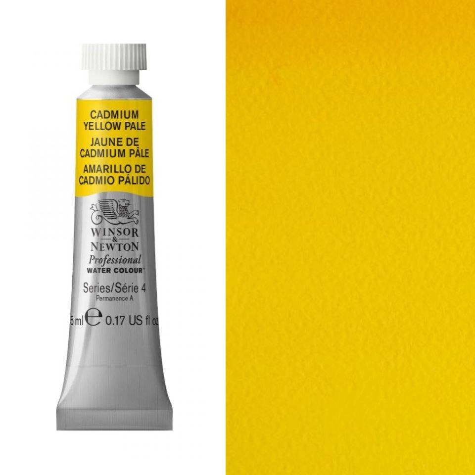 W&N Professional Watercolour 5ml Cadmium Yellow Pale - K&M Evans ...