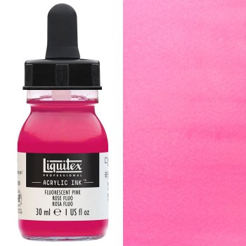 Liquitex 30ml Ink - Fluorescent Pink - K&M Evans Trading Ltd.