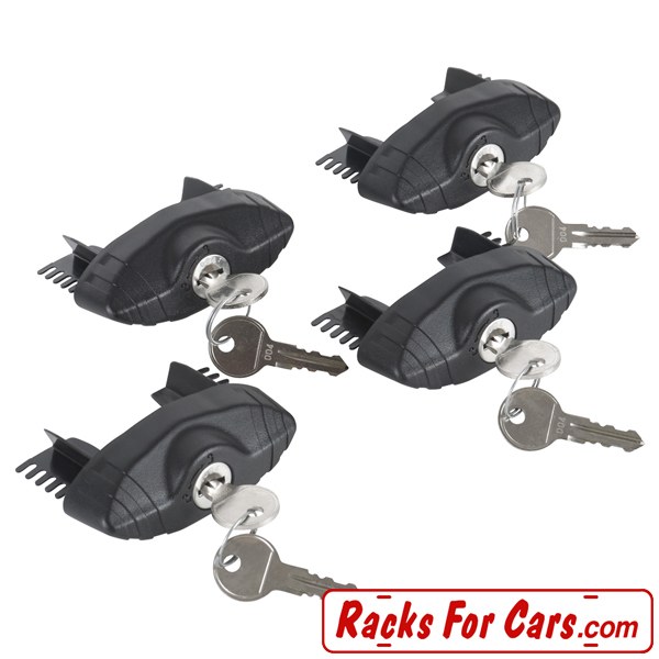 Rhino-Rack VA-LEC4 Set of Four Vortex Metal Locking End Caps for Vortex ...