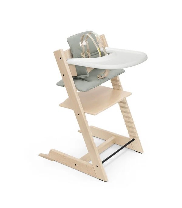 Tripp Trapp High Chair and Cushion with Stokke Tray Mini Jake