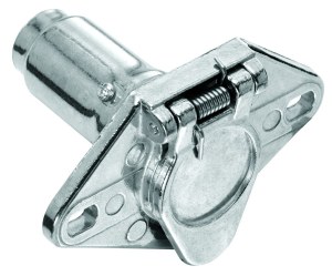 6- Way Round Car End Connector - Hitch Warehouse