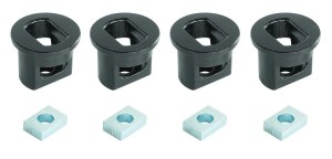Reese Rail Puck Adapters for Plastic Truck Bed Liners - Hitch Warehouse