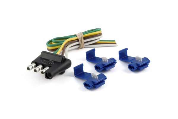 Curt 4-Way Flat Wiring Connector Kit - Hitch Warehouse