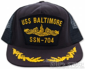 Cap Mesh - USS Baltimore PO - Nautilus Ship's Store at the Submarine ...