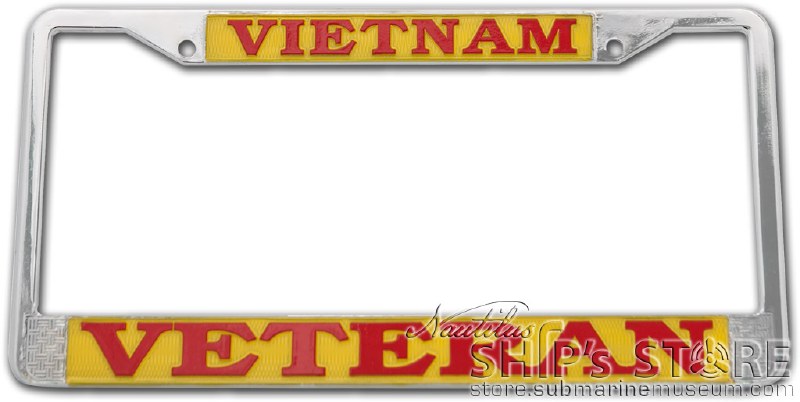 License Frame - Vietnam Vet - Nautilus Ship's Store at the Submarine ...