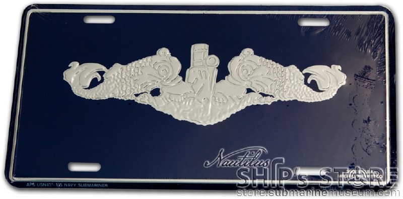 License Plate - Sub Enlisted - Nautilus Ship's Store at the Submarine ...