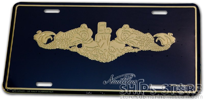 License Plate - Sub Officer - Nautilus Ship's Store at the Submarine ...