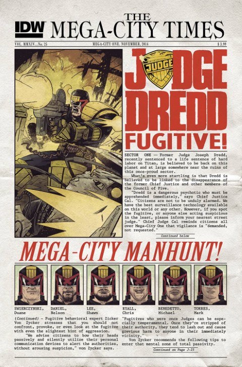 Judge Dredd V4 #25 (IDW) - Comic Book Relief